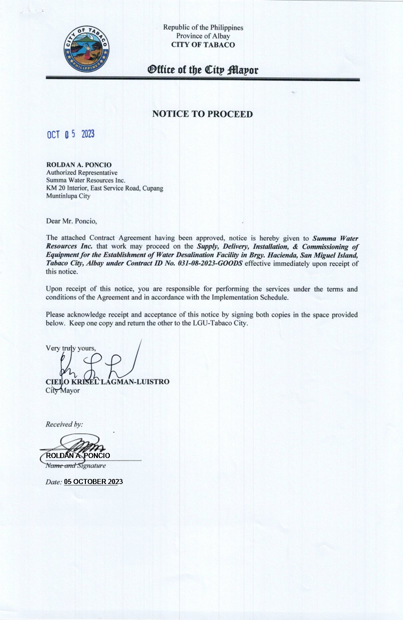 Tabaco City Official Website