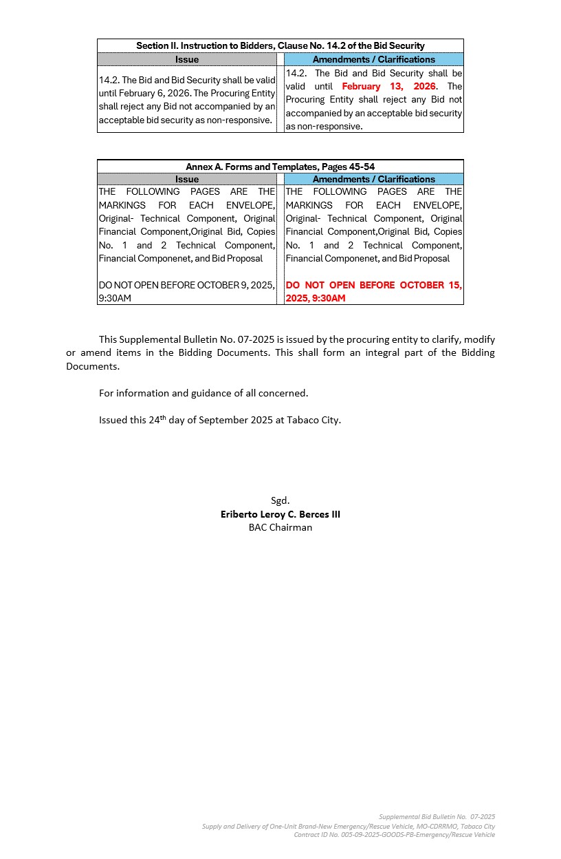 Tabaco City Official Website